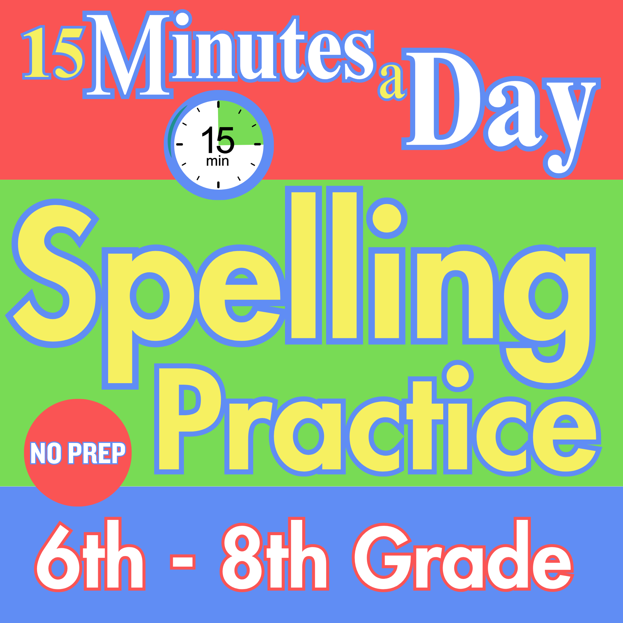 15 Minutes a Day Spelling Practice - Natasha Scripts