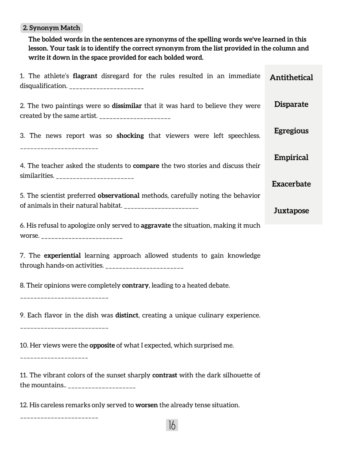 Spelling High School Workbook Grades 11-12 - Natasha Scripts