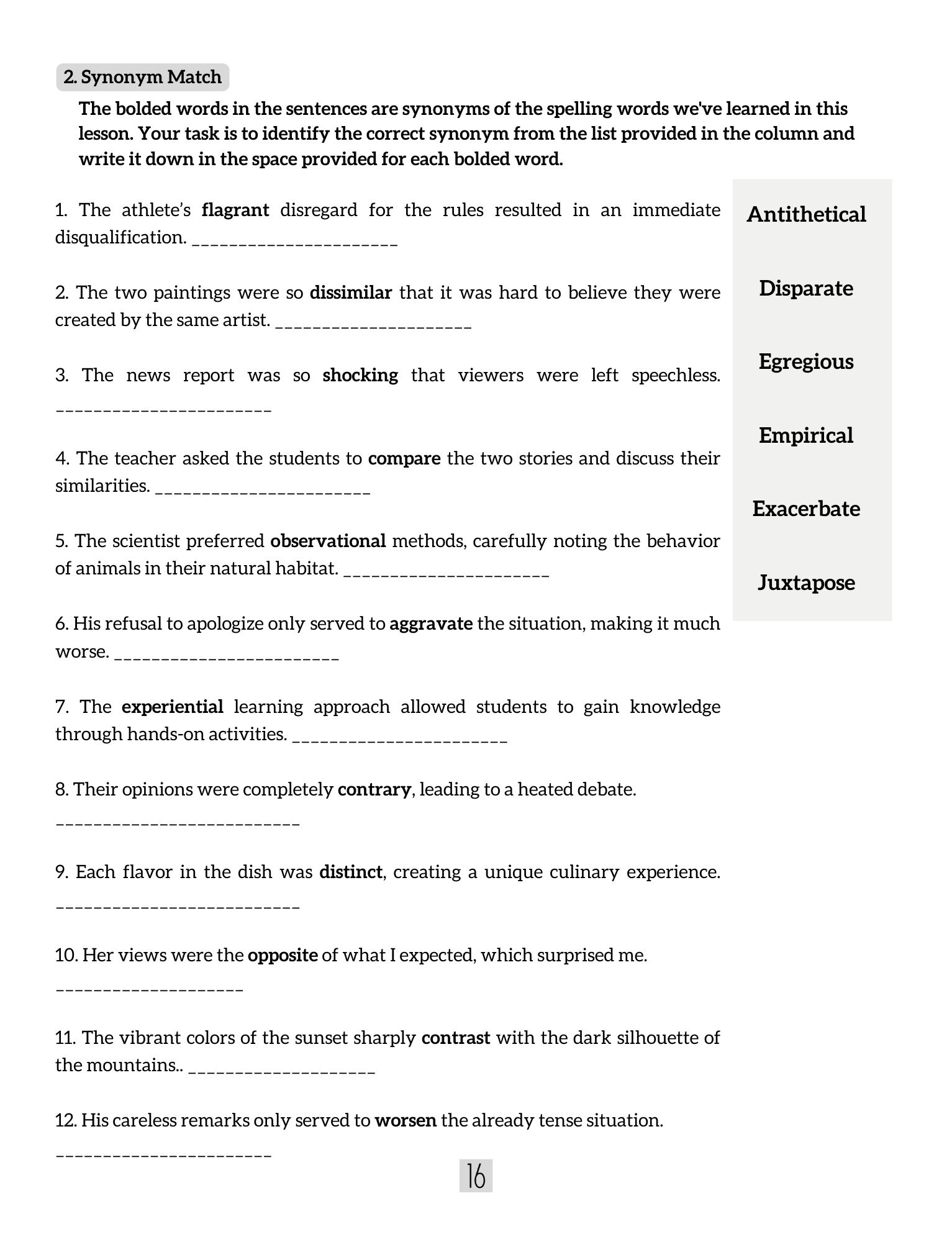 Spelling High School Workbook Grades 11-12 - Natasha Scripts