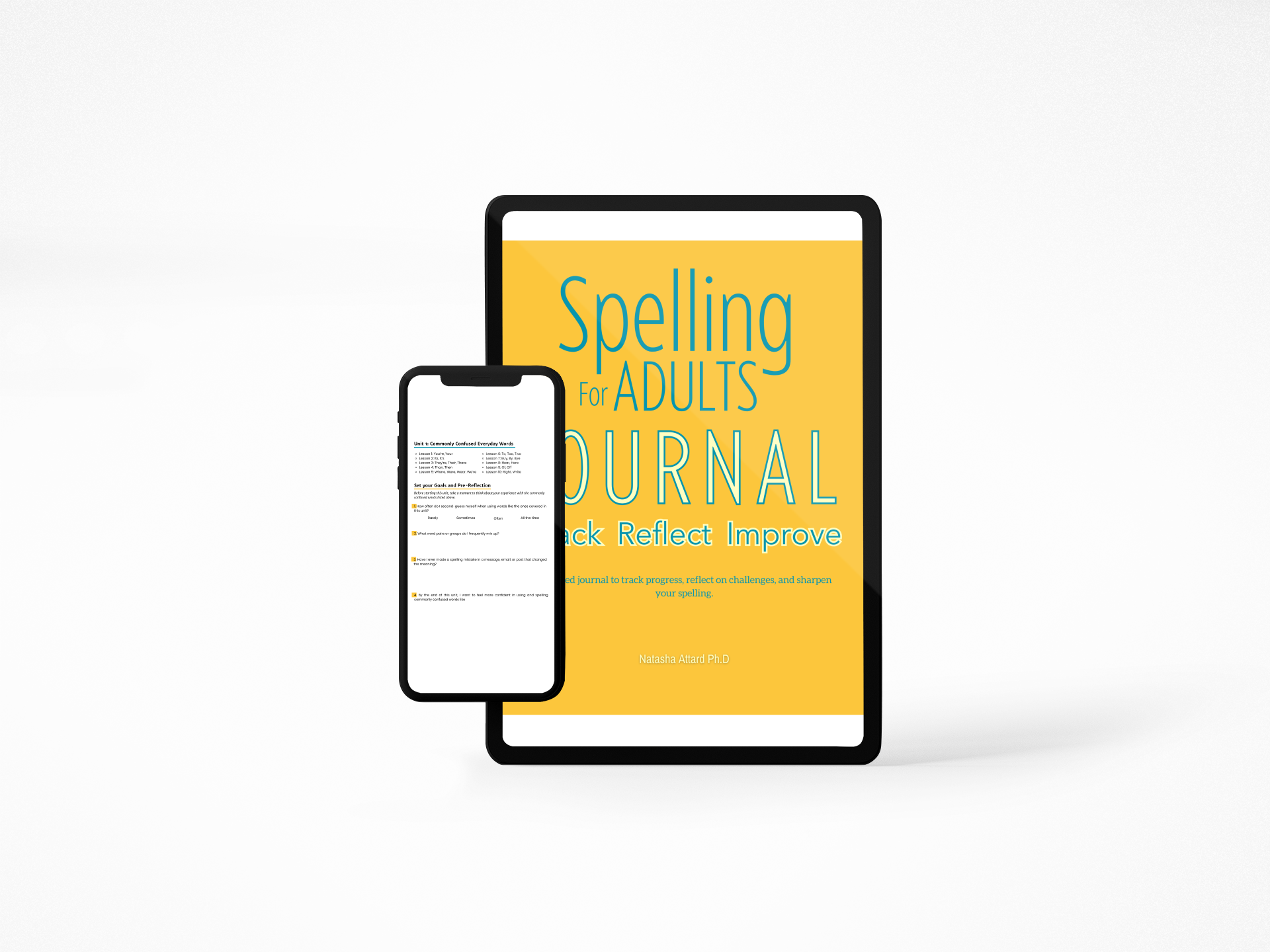 Spelling for Adults Journal - Natasha Scripts