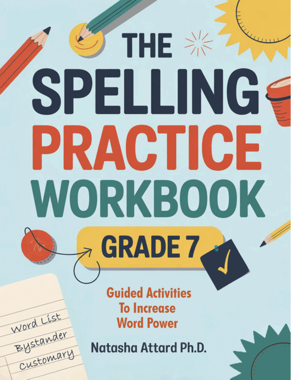 The Spelling Practice Workbook for 7th Grade - Natasha Scripts