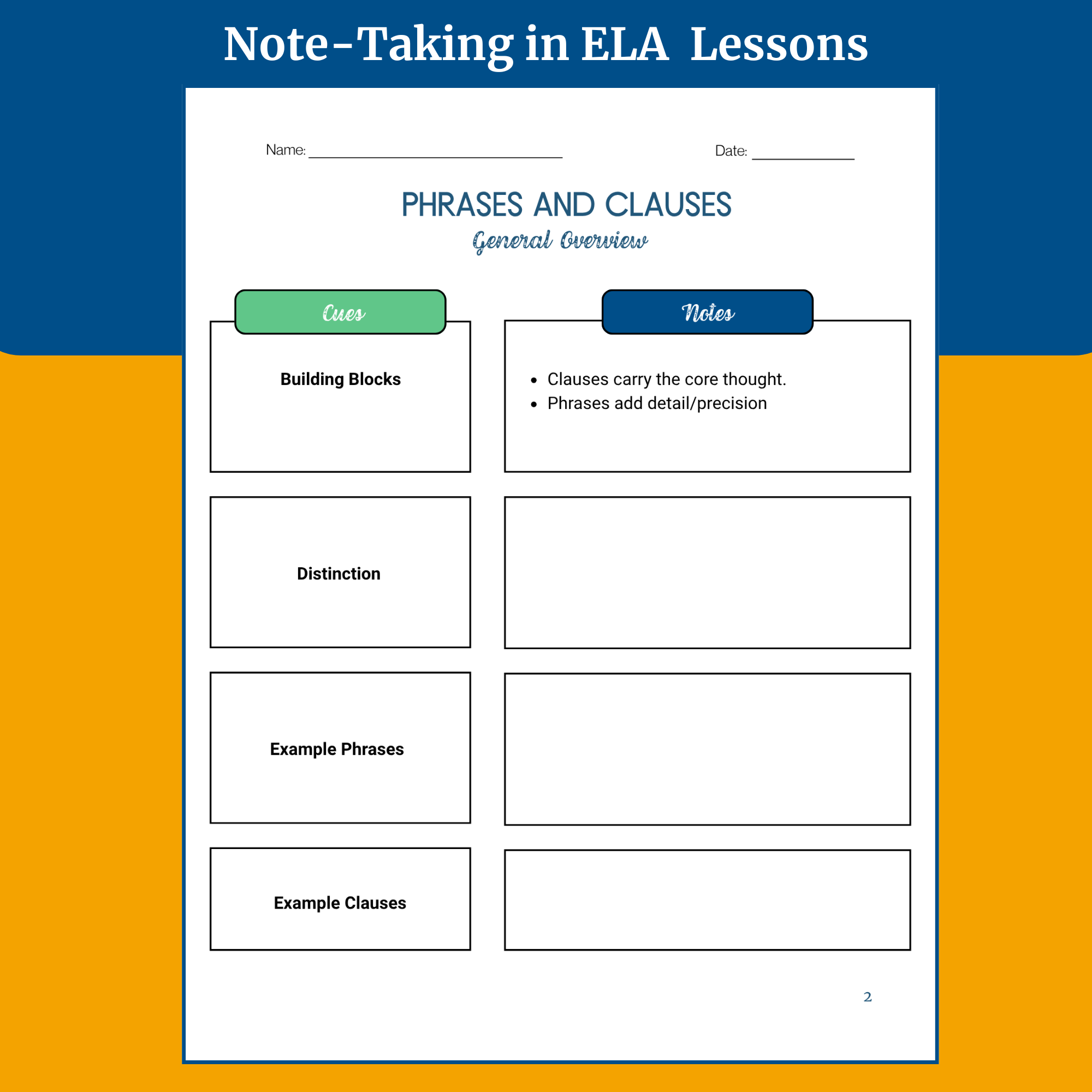Why Note-Taking Matters During ELA Lessons (And How to Help Your Teen ...